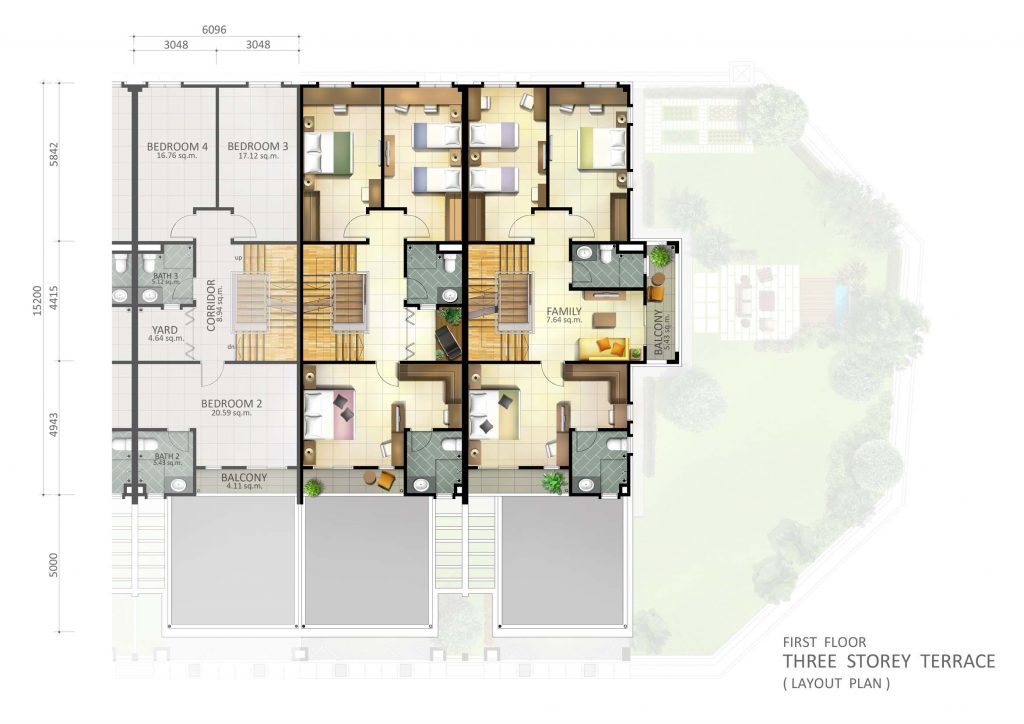 3-Storey Terrace – botanica-ct